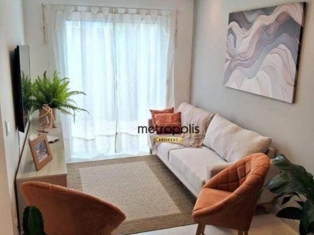 Apartamento Garden com 2 dormitórios à venda, 58 m² por R$ 368.000,00 Chácara vista Bertioga/SP