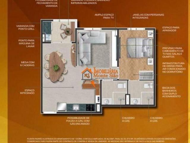 Apartamento Garden com 2 dormitórios à venda, 64 m² por R$ 458.000 Picanço Guarulhos/SP