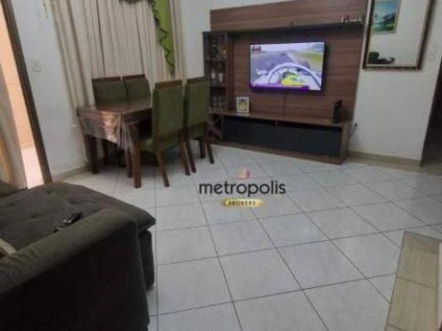Apartamento Garden com 2 dormitórios à venda, 64 m² por R$ 470.000,00 Nova Gerti São Caetano do