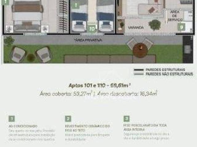 Apartamento Garden com 2 dormitórios à venda, 69 m² por R$ 501.500 Santa Amélia Belo Horizonte/M