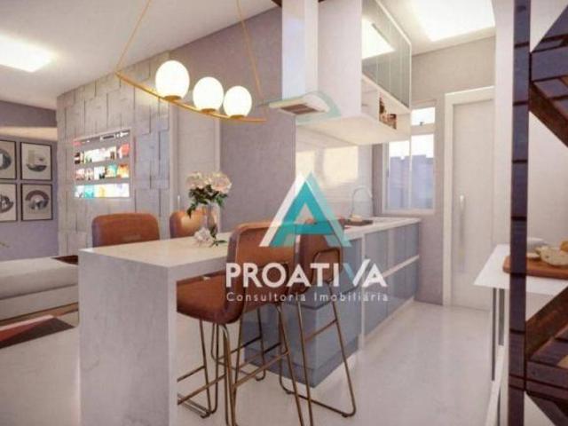 Apartamento Garden com 2 dormitórios à venda, 70 m² por R$ 435.000 Vila Curuçá Santo André/SP