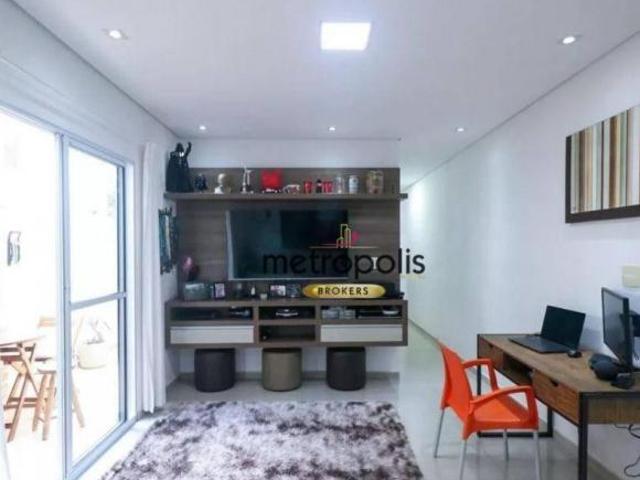 Apartamento Garden com 3 dormitórios à venda, 95 m² por R$ 490.000,00 Santa Maria Santo André/SP