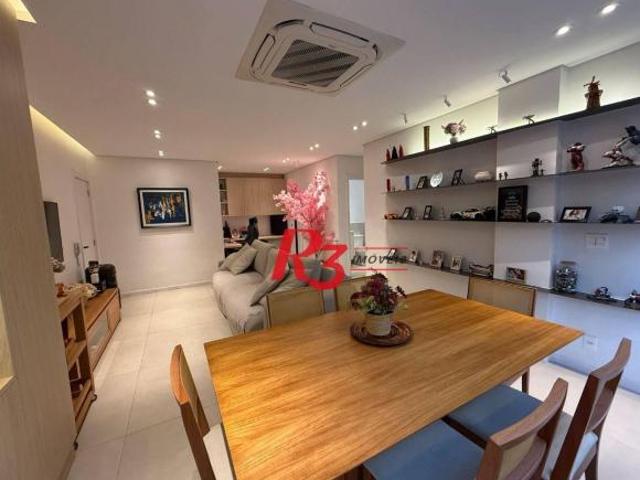 Apartamento Garden com 2 dormitórios à venda, 96 m² por R$ 1.080.000,00 Marapé Santos/SP