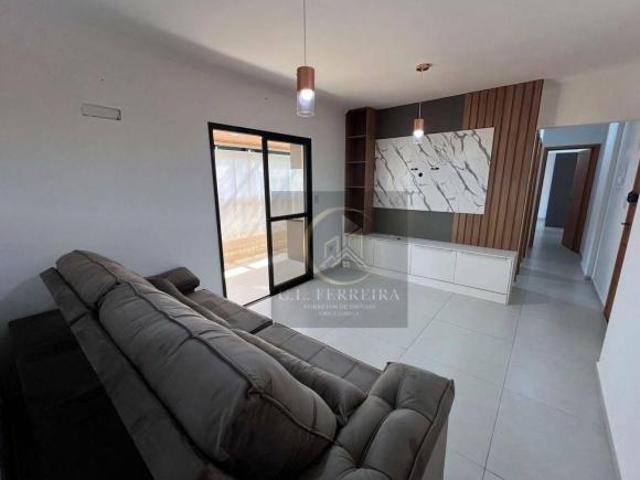 Apartamento Garden com 2 dormitórios à venda, 100 m² por R$ 675.000 Canto do Forte Praia Grande/
