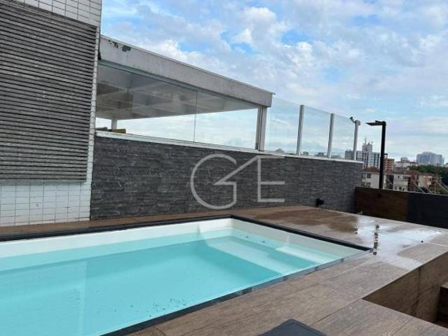 Apartamento Garden com 2 dormitórios à venda, 100 m² por R$ 899.000,00 Estuário Santos/SP