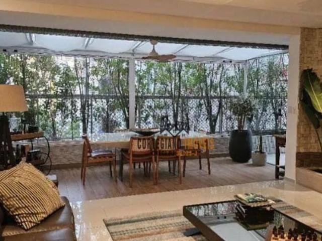 Apartamento Garden com 2 dormitórios à venda, 217 m² por R$ 1.900.000,00 José Menino Santos/SP