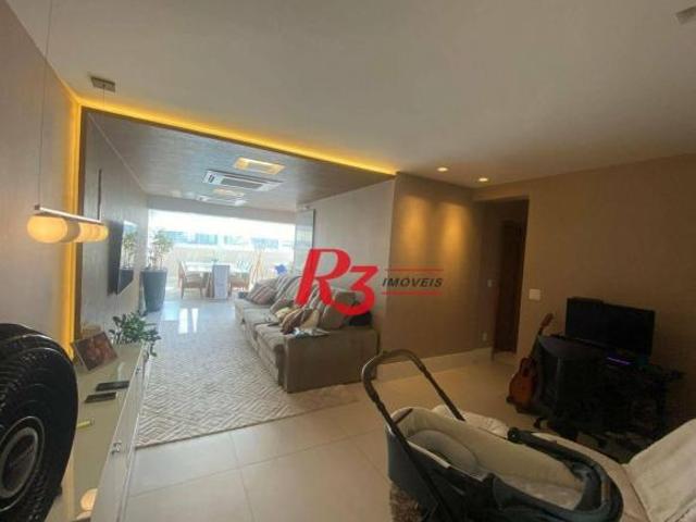 Apartamento Garden com 2 dormitórios à venda, 270 m² por R$ 2.600.000,00 Embaré Santos/SP