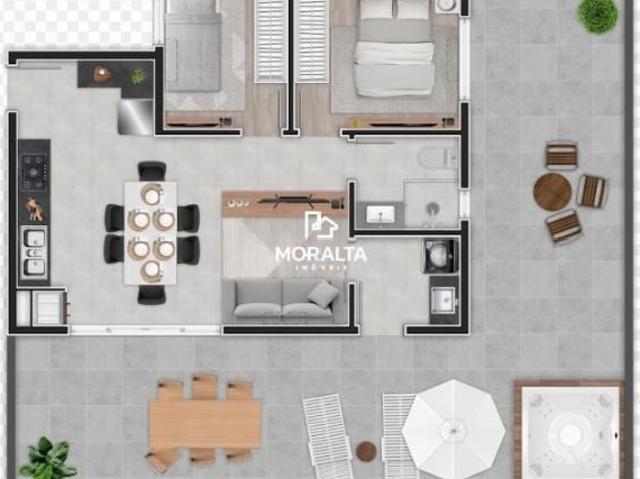 Apartamento Garden com 2 dormitórios à venda São Francisco Curitiba/PR