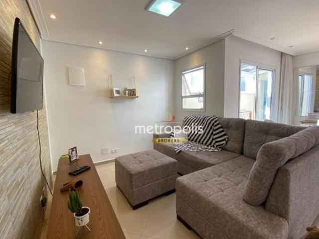 Apartamento Garden com 3 dormitórios à venda, 89 m² por R$ 595.000,00 Santa Maria Santo André/SP