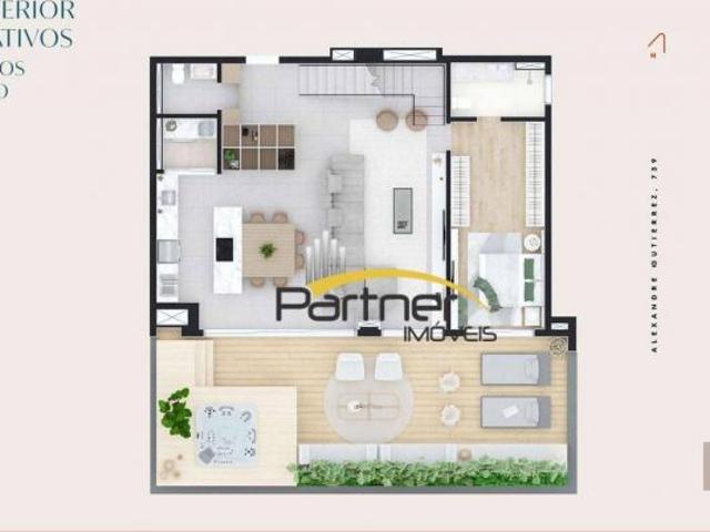 Apartamento Garden à venda, 154 m² por R$ 4.084.030,00 Água Verde Curitiba/PR
