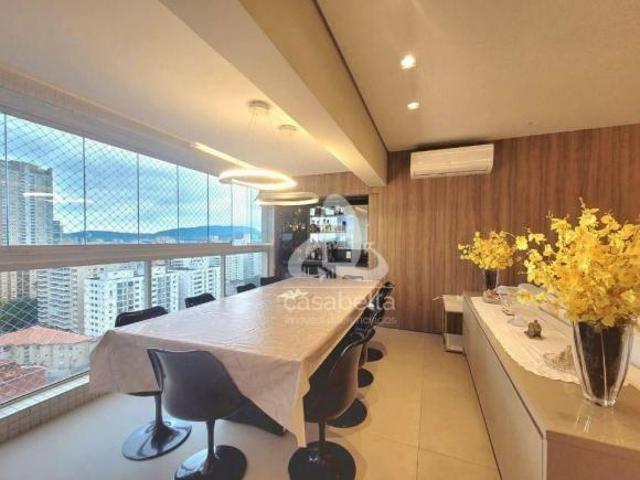 Apartamento Garden com 3 dormitórios à venda, 161 m² por R$ 3.200.000,00 Boqueirão Santos/SP