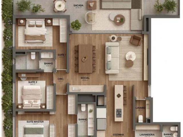 Apartamento Garden com 3 dormitórios à venda, 172 m² por R$ 2.387.000,00 Auxiliadora Porto Alegr