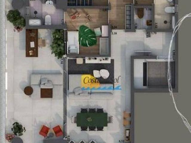 Apartamento Garden com 3 dormitórios à venda, 178 m² por R$ 4.233.000 Pinheiros São Paulo/SP