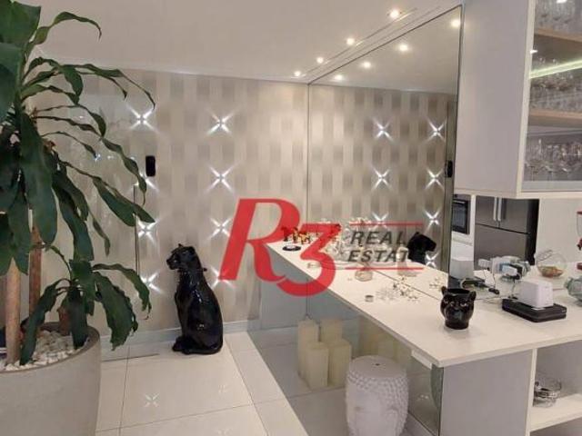 Apartamento Garden com 3 dormitórios à venda, 203 m² por R$ 3.180.000,00 Gonzaga Santos/SP