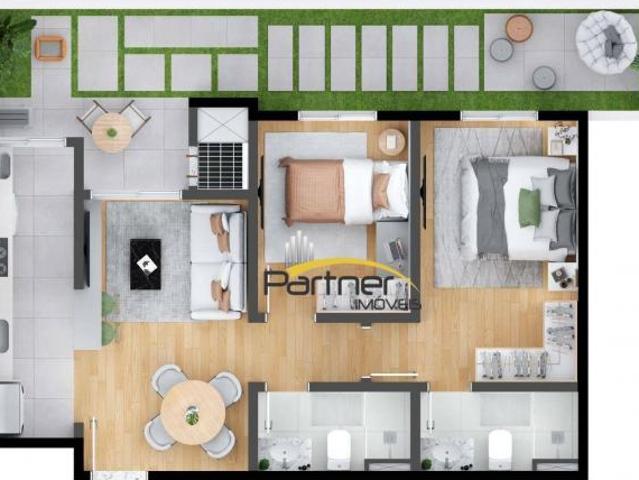 Apartamento Garden à venda, 52 m² por R$ 592.773,00 Neoville Curitiba/PR
