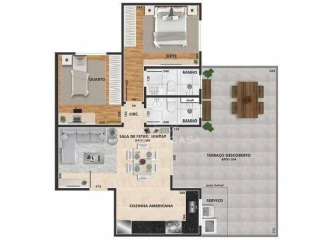 Apartamento Garden à venda, 55 m² por R$ 570.000,00 Santa Terezinha Belo Horizonte/MG
