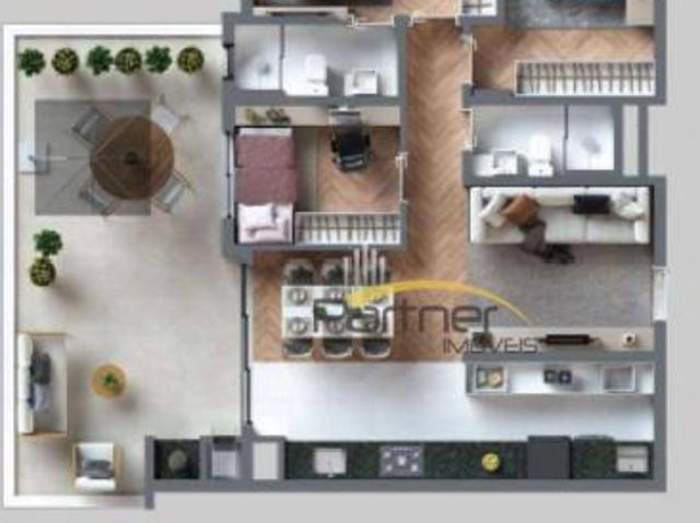 Apartamento Garden à venda, 71 m² por R$ 1.366.492,00 Juvevê Curitiba/PR