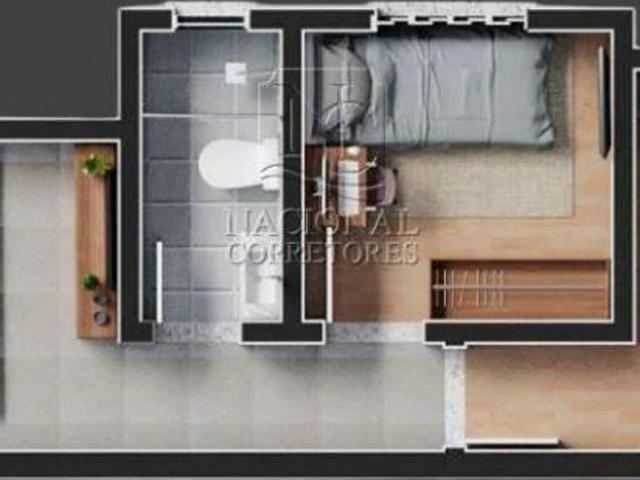 Apartamento Garden à venda, 2 quartos, 1 suíte, 1 vaga, Campestre Santo André/SP