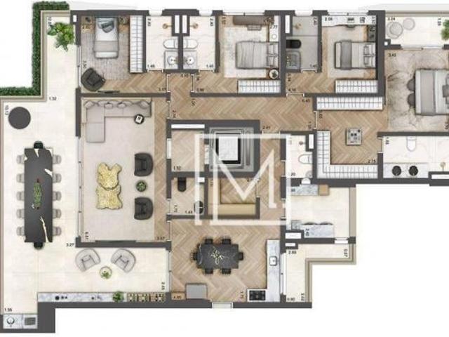 Apartamento Garden à venda, 376 m² por R$ 5.005.024,00 Chácara Klabin São Pa