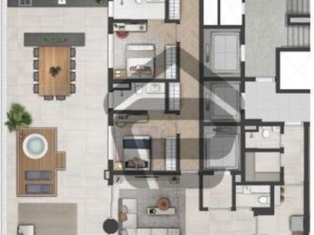 Apartamento Garden à Venda com 4 Dormitórios no Brooklin