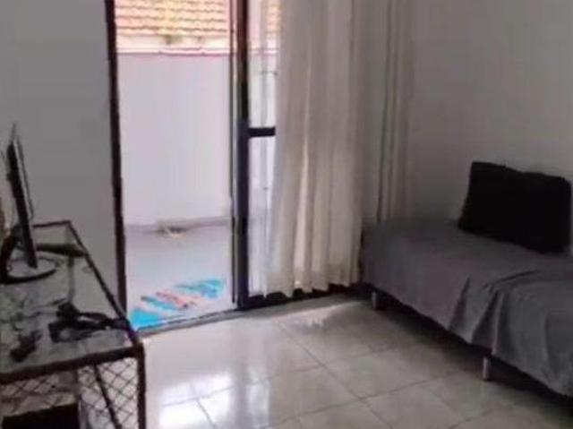 Apartamento Garden a venda em Praia Grande, bairro Ocian | 1 dormitorio, churrasqueira e area gourme