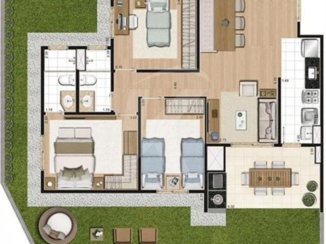 Apartamento Garden à Venda na Vila Guilherme, 120m², Quintal Privativo e 2 Vagas Fixas