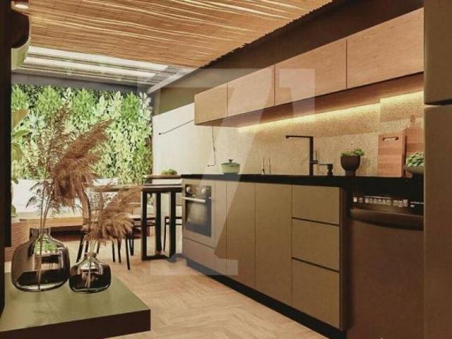 Apartamento Garden à venda novo no Itaim 67m² 1 Suite totalmente decorado