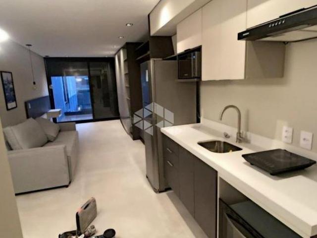 Apartamento Garden de 1 dormitorio na Venancio Aires mobiliado