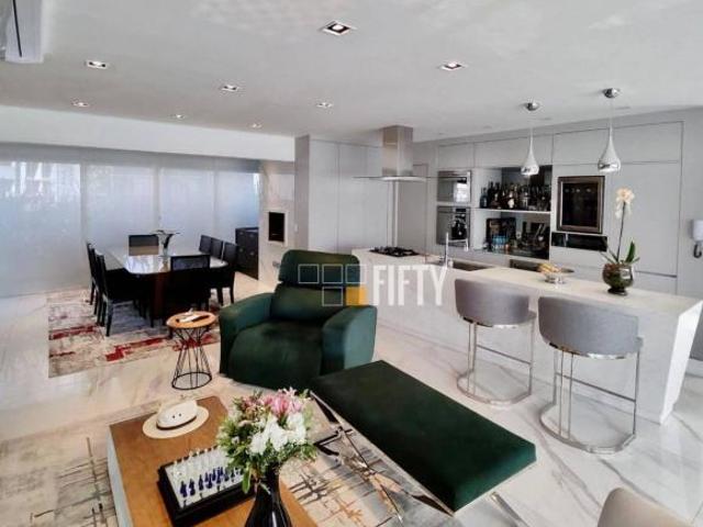 Apartamento Garden de Alto Padrão no Brooklin – 2 Suítes, 3 Vagas, Varanda Gourmet e 200 m² de Exclu