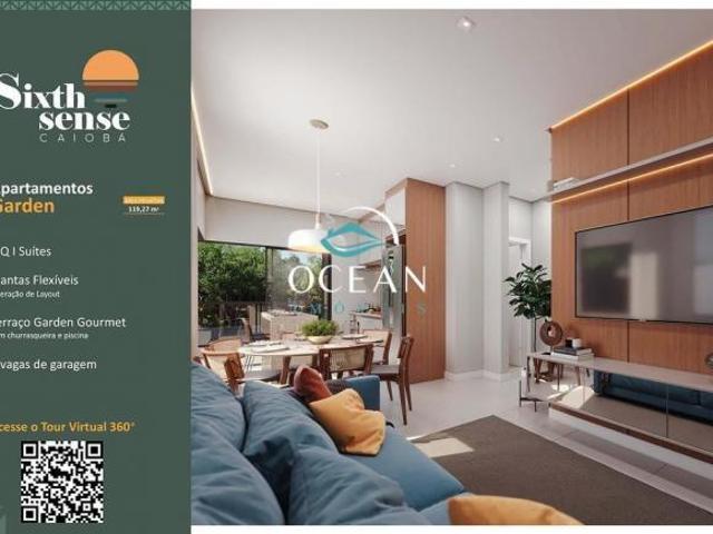 Apartamento garden em Caiobá lançamento