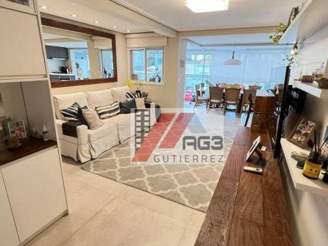 Apartamento garden mobiliado de 2 dormitórios, suíte, ar condicionado, lazer completo e 2 vagas nas