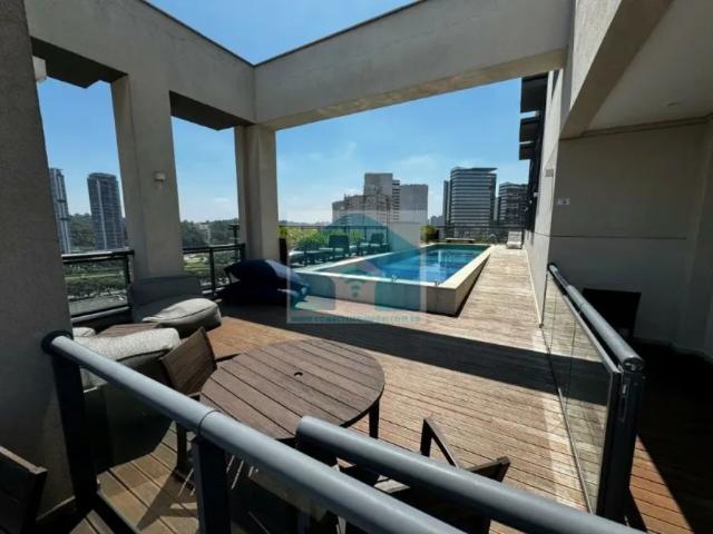 Apartamento Garden, mobiliado, para locação na Chácara Santo Antônio 77m² com ar e 2 vagas
