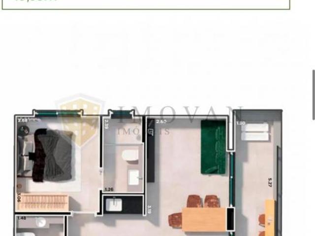 Apartamento Garden Smart Home Ribeirania, Próximo à Unaerp, 01 Quarto Suíte, 49,35m², R$ 498.000,00