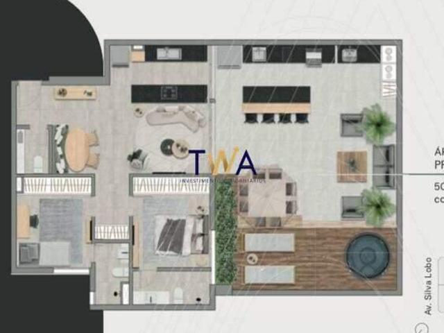 Apartamento, Garden Silva Lobo, Nova Granada, Belo Horizonte, 2 quartos, R$1.241.581,28, à venda na
