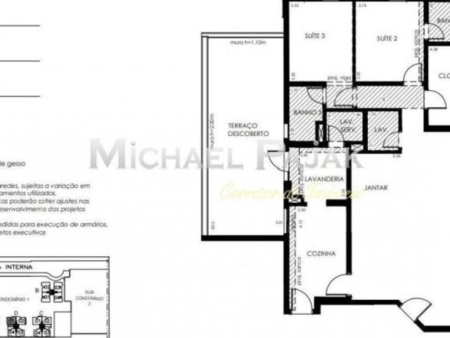 Apartamento garden para venda com 3 quartos, sendo 3 suítes Michael Pajak 11 99996 4550