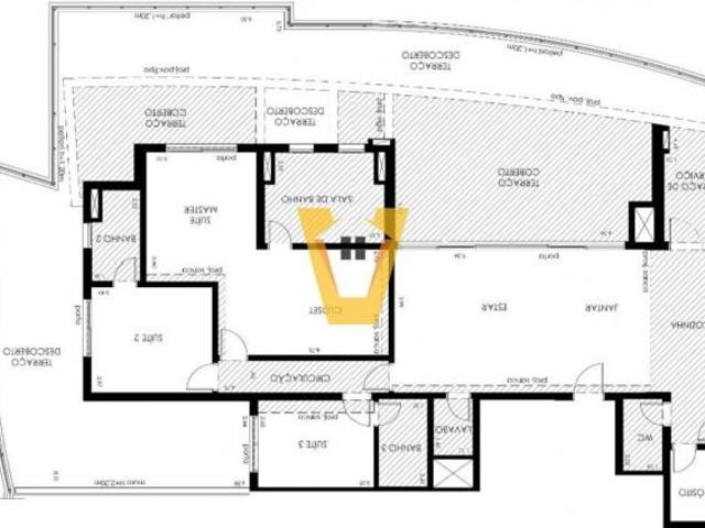 Apartamento garden para venda em Brooklin com 3 quartos, sendo 3 suítes, 255m²