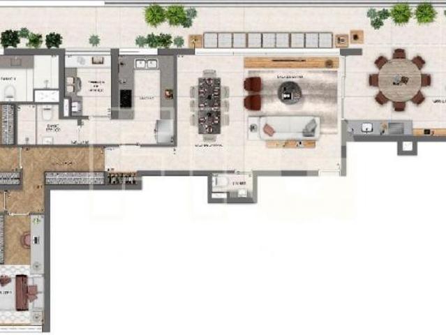 APARTAMENTO GARDEN VILA NOVA CONCEIÇÃO Venda 266 m² 3 Suítes 3 Vagas