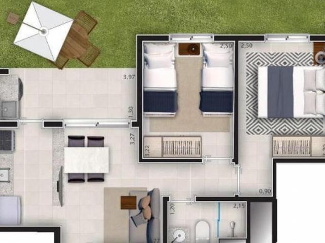 Apartamento garden Vista do Parque | Só aqui na Rosa e Rangel