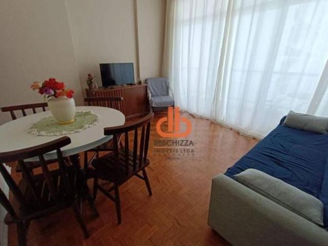 Apartamento Gonzaga Santos Dois Quartos Elevador Vista Parcial Mar