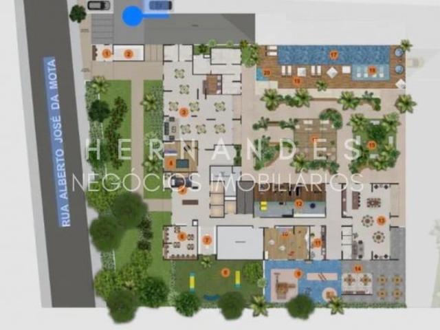 Apartamento em construção no condomínio Gran Parque Barueri de 56m² 2dorm sendo uma suíte e 1vaga