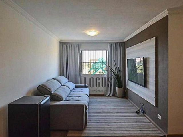 Apartamento IMPECÁVEL com ótima disposição 90m² planta de 3 dormitórios, à venda por R$ 415.000 Te