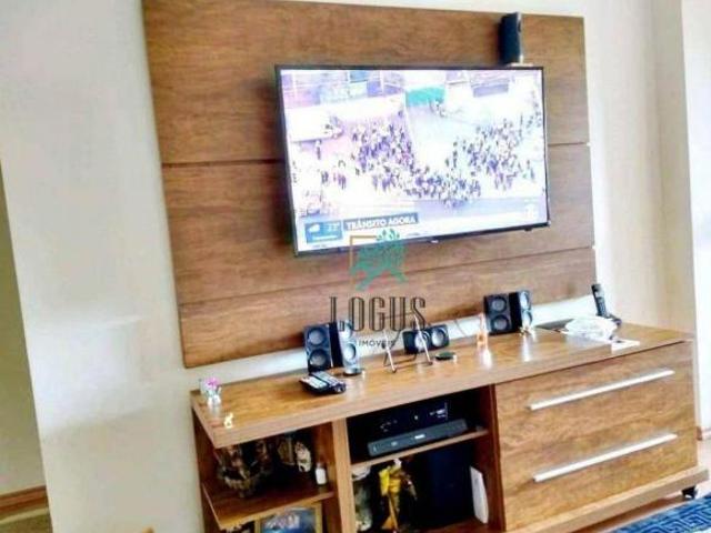 Apartamento IMPECÁVEL! ótima disposição 84m² com 3 quartos sendo 1 suíte, à venda por R$ 608.000