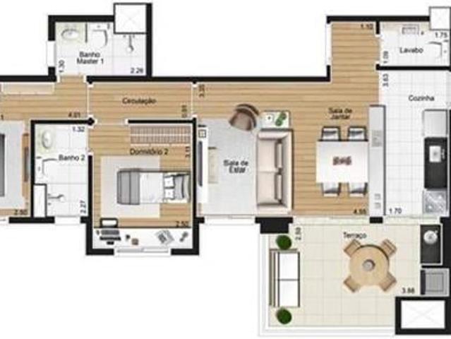 Apartamento impecável / Terraço gourmet / Piscina coberta aquecida / Pinot Noir