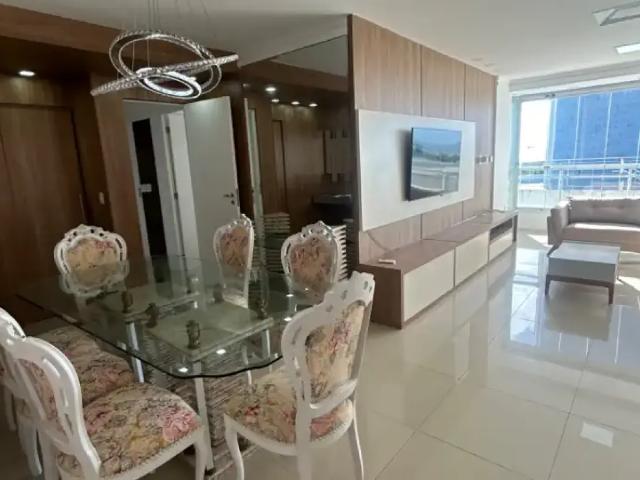 Apartamento incrível com vista para o mar com 3 suítes e closet