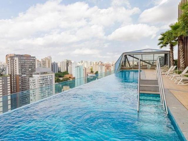 Apartamento Indianapolis, 1 suíte, 1 vaga, piscina no Rooftop, mobiliado