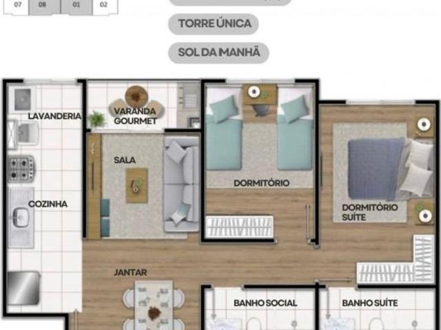 Apartamento Intense Residence
