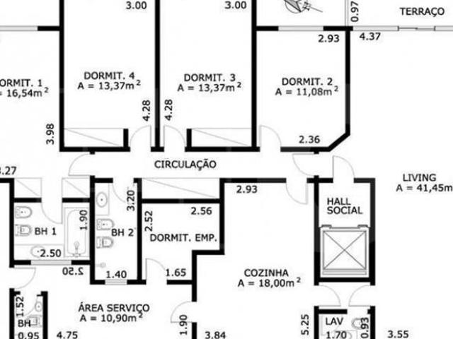 APARTAMENTO ITAIM BIBI Venda 4 Quartos 1 Suíte 2 Vagas