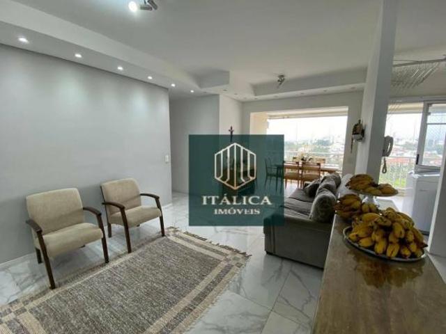 Apartamento Jardim São Caetano 03 dorms 01 suíte sala com terraço gourmet 02 vagas e lazer completo