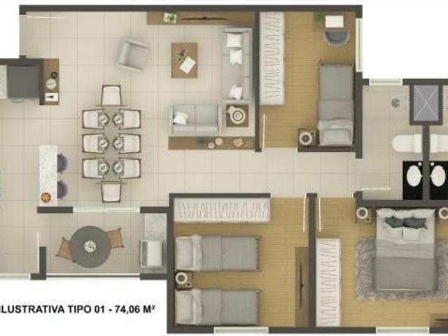 Apartamento, Jardim Santiago, Indaiatuba, SP