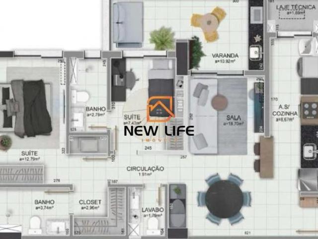 Apartamento, Jardim Sul, Uberlândia, MG